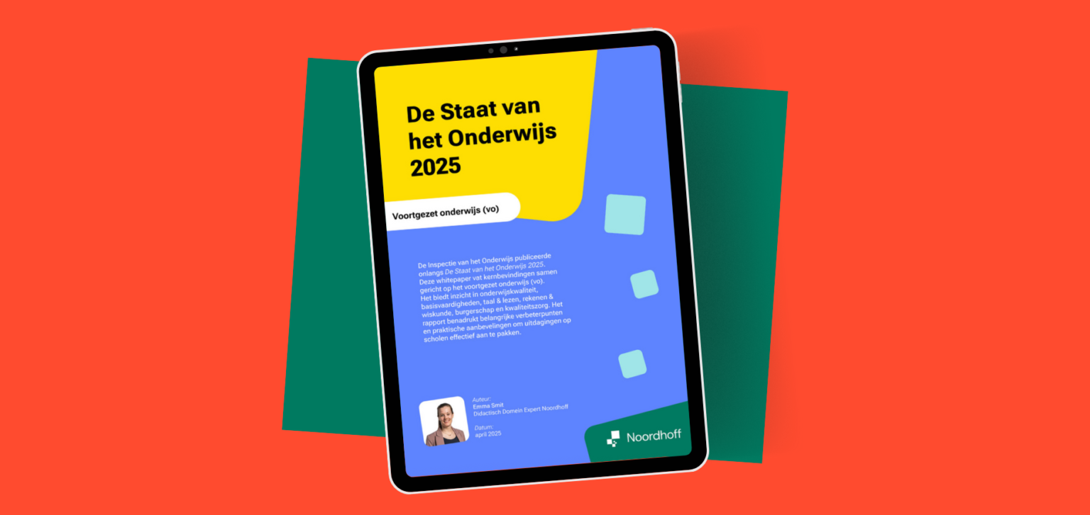 De Staat van het Onderwijs 2025 - vo | Noordhoff START